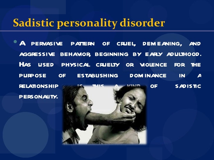 Personality disorder 3partial
