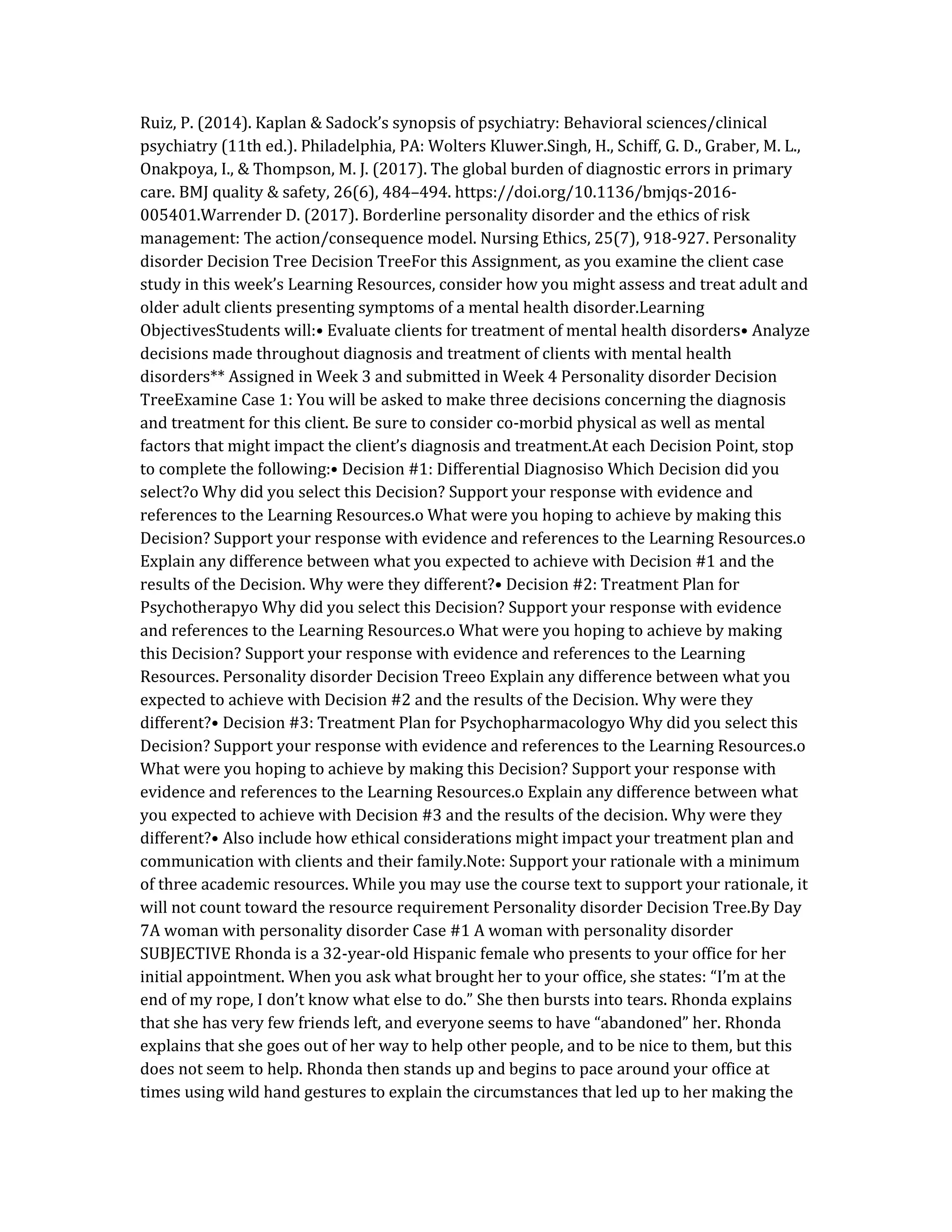Personality disorder Decision Tree.docx