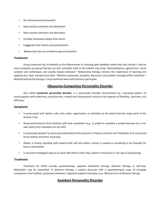 Personality disorder final | DOCX