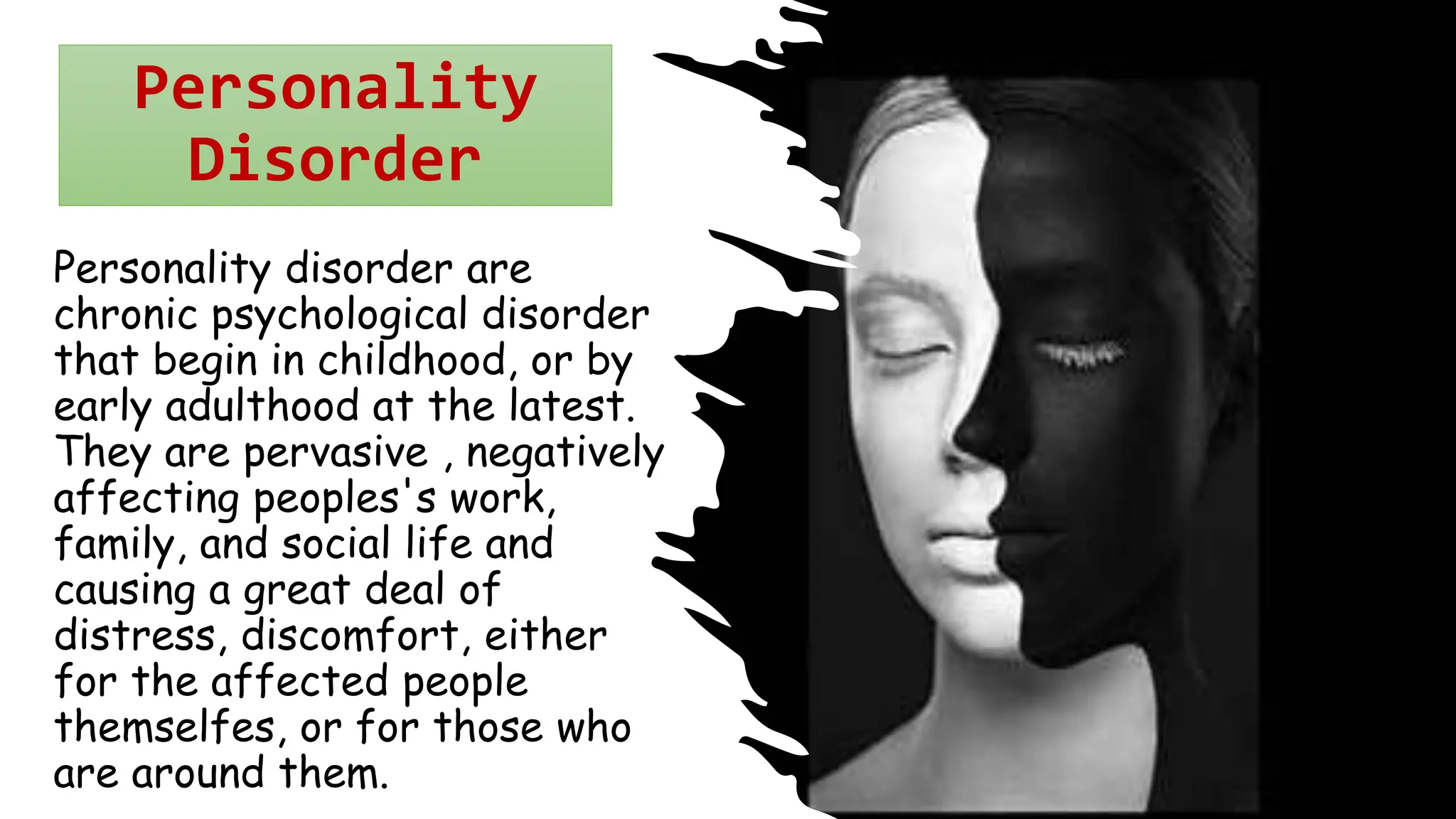 Personality Disorder and its types .pptx