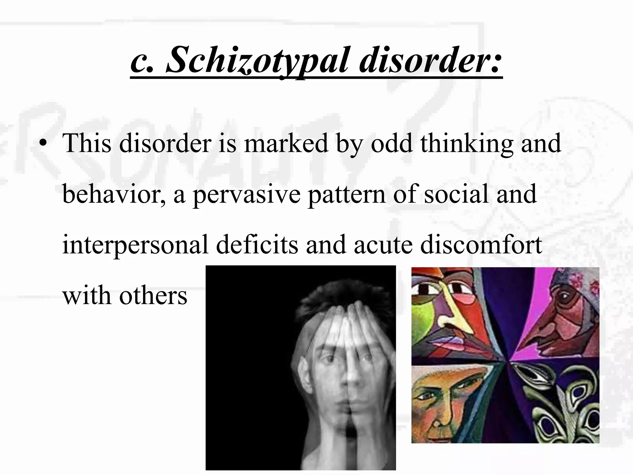 Personality disorder ppt MENTAL HEALTH NURSING | PPTX