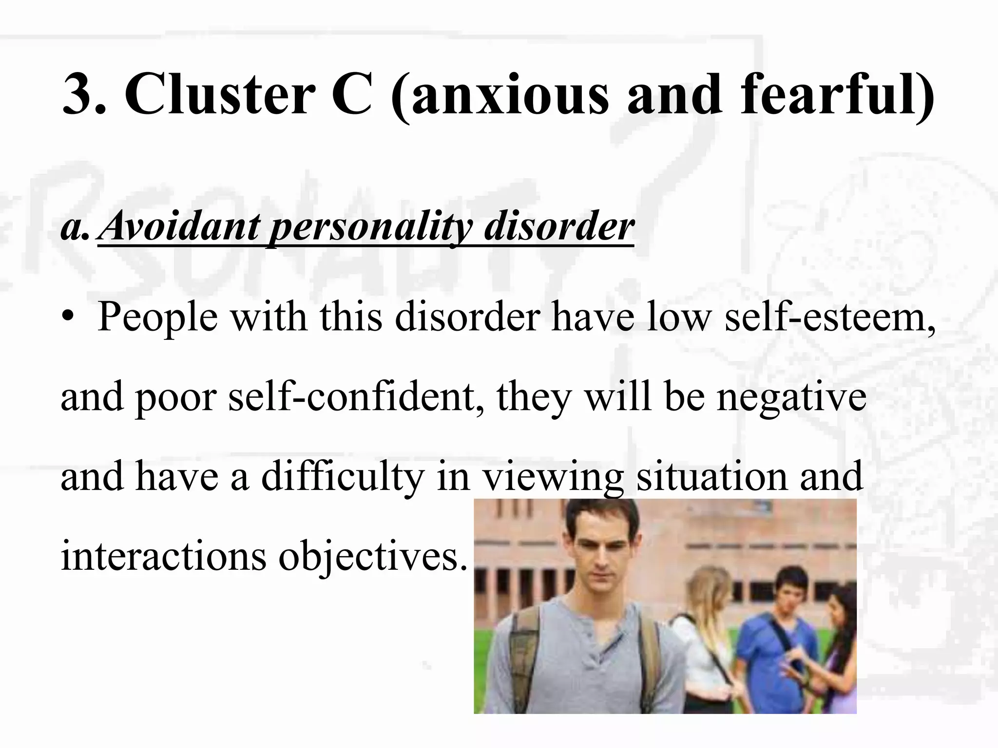 Personality disorder ppt MENTAL HEALTH NURSING | PPTX