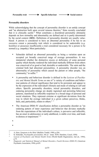 Personality disorders | PDF