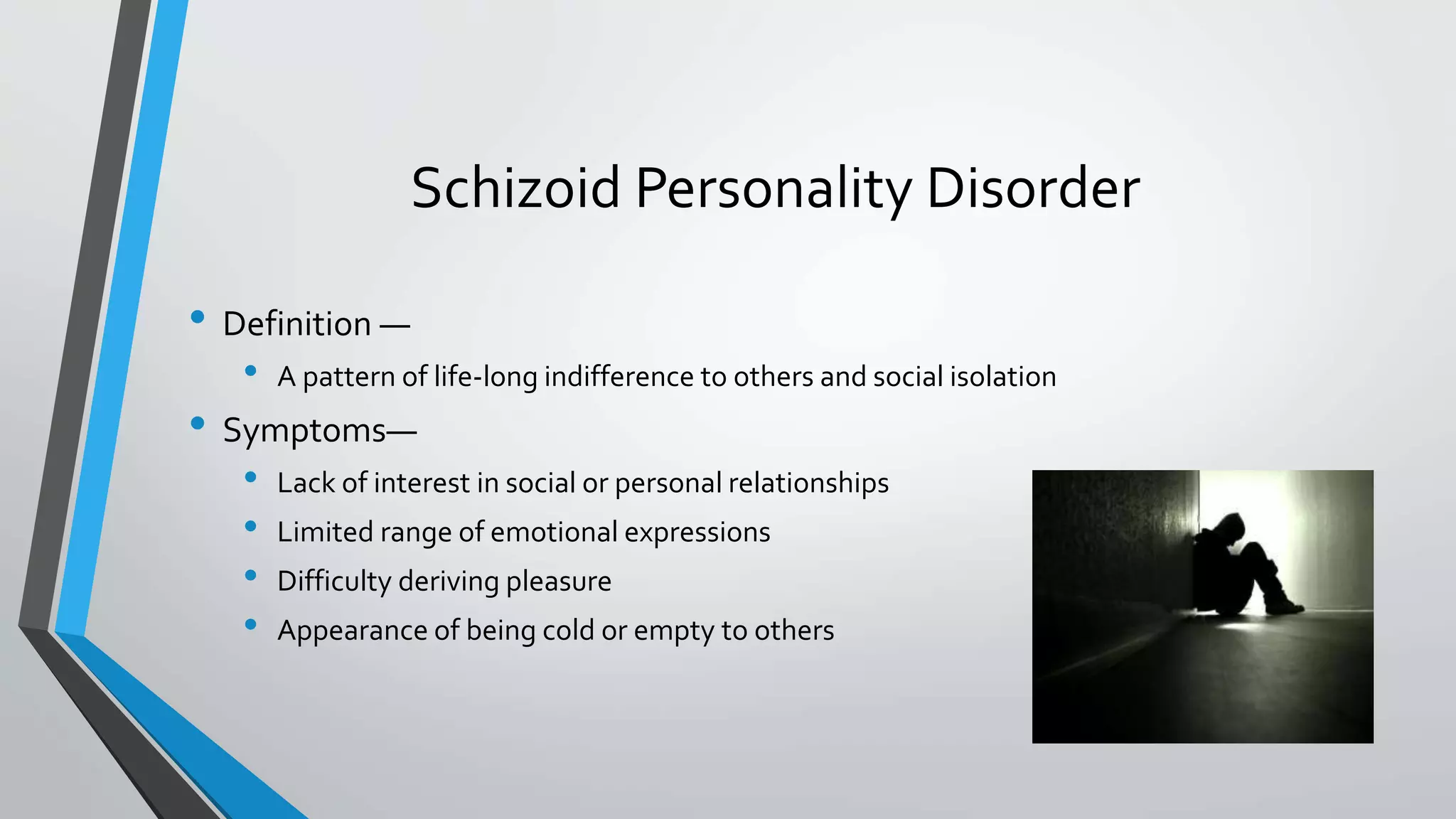 Personality disorders powerpoint | PPTX