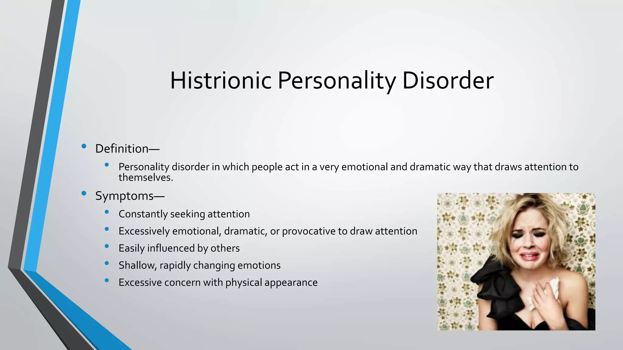 Personality disorders powerpoint | PPTX