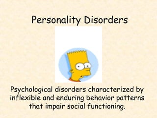 Personality disorders | PPT