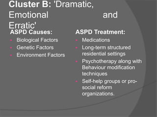Personality disorders | PPTX