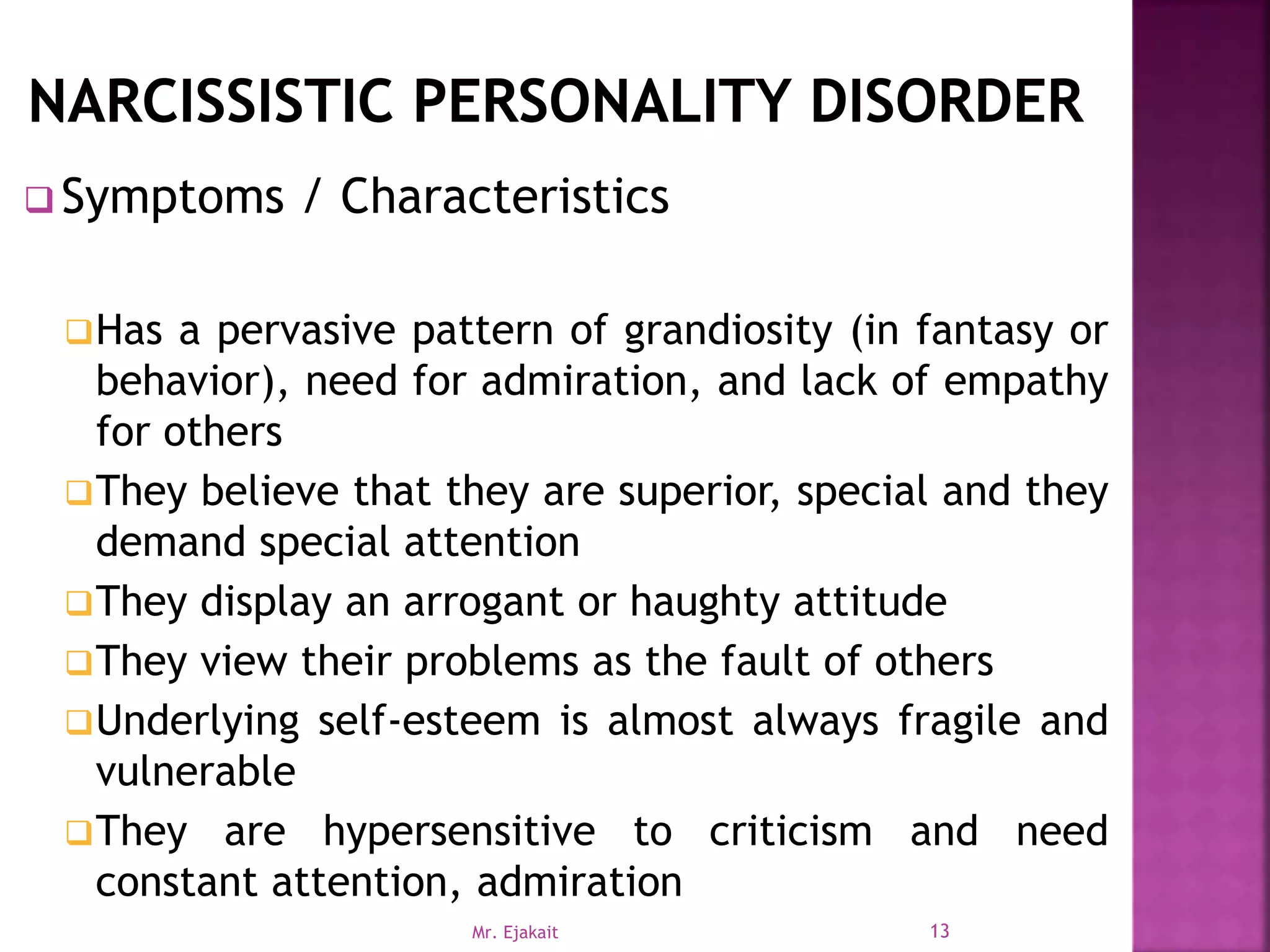 Personality disorders | PPT