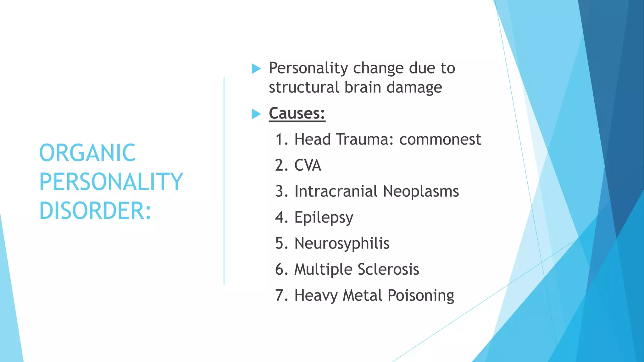 Personality disorders | PPT