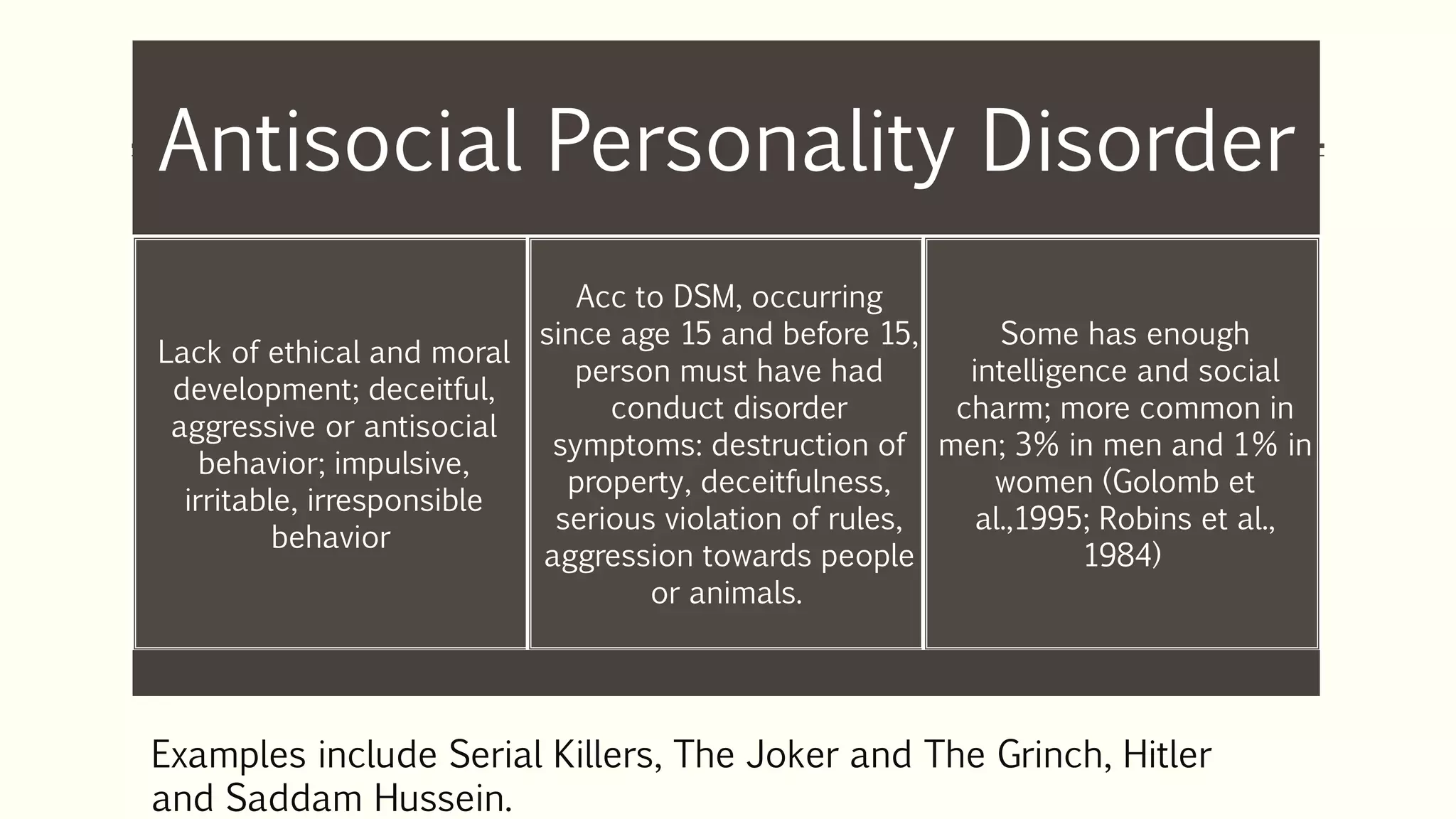 Personality disorders | PPT