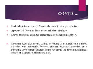 Personality disorders | PPTX