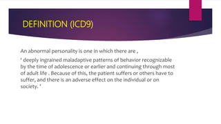 PERSONALITY DISORDERS.pptx