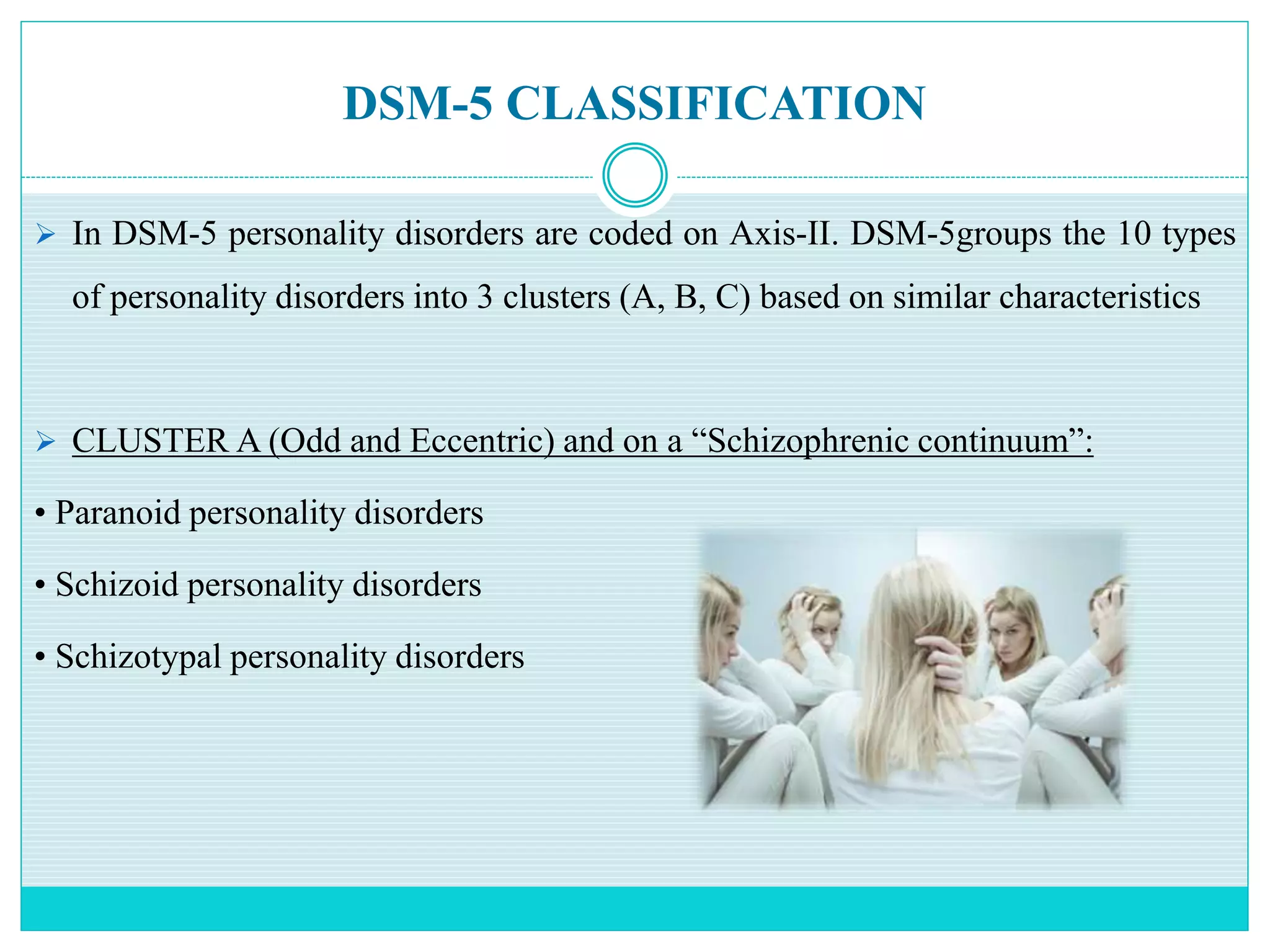 PERSONALITY DISORDERS | PPTX