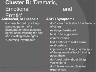 personality disorders.pptx ......thayoli | PPT