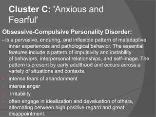personality disorders.pptx ......thayoli | PPT