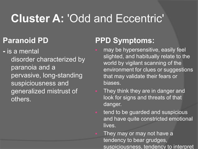 personality disorders.pptx ......thayoli | PPT