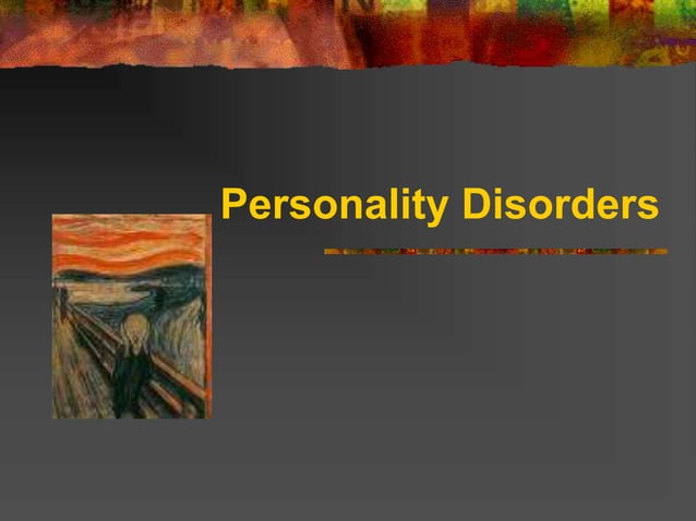 personality disorders.ppt