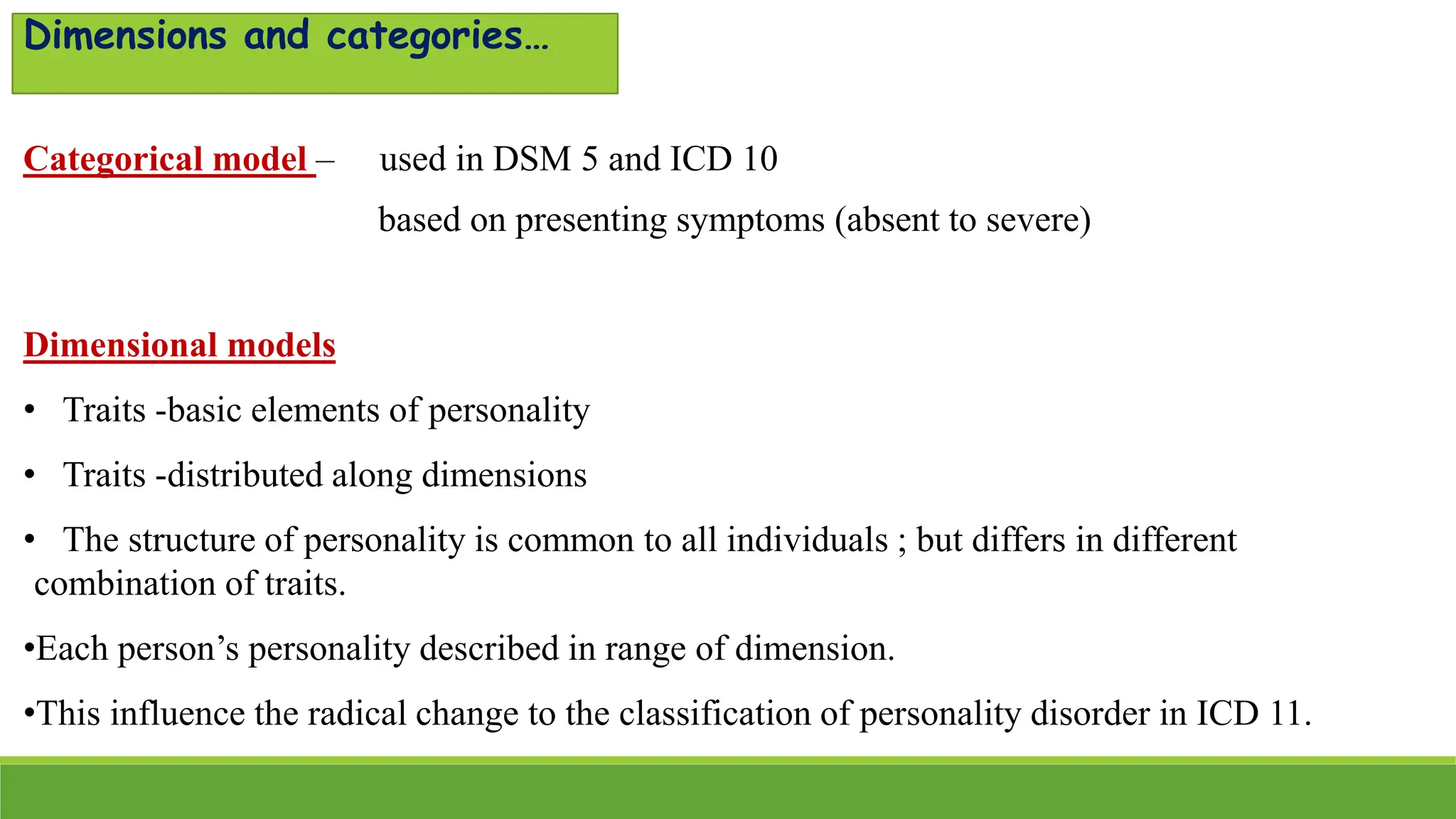 Personality disorders different types of personality | PPTX