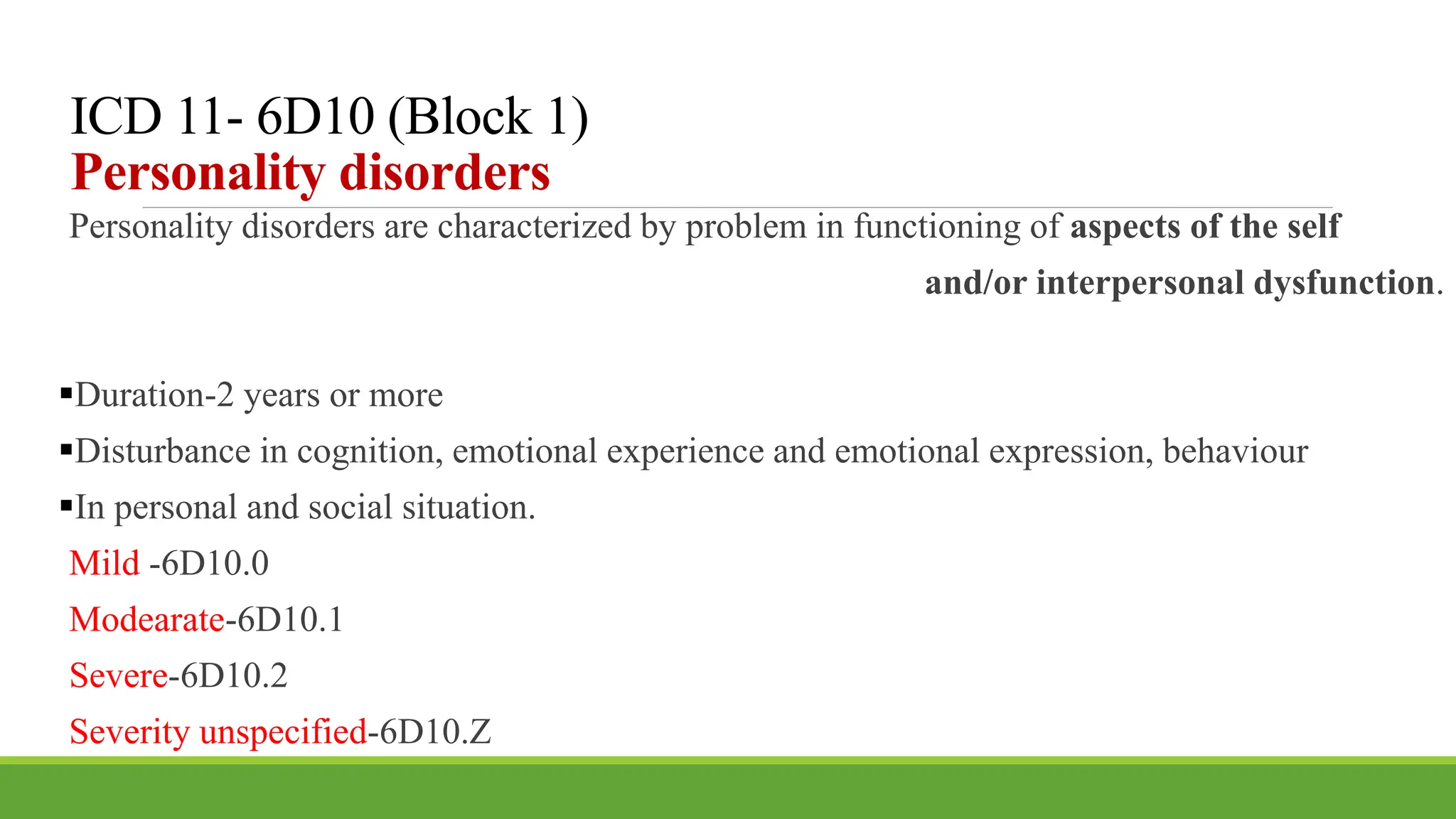 Personality disorders different types of personality | PPTX