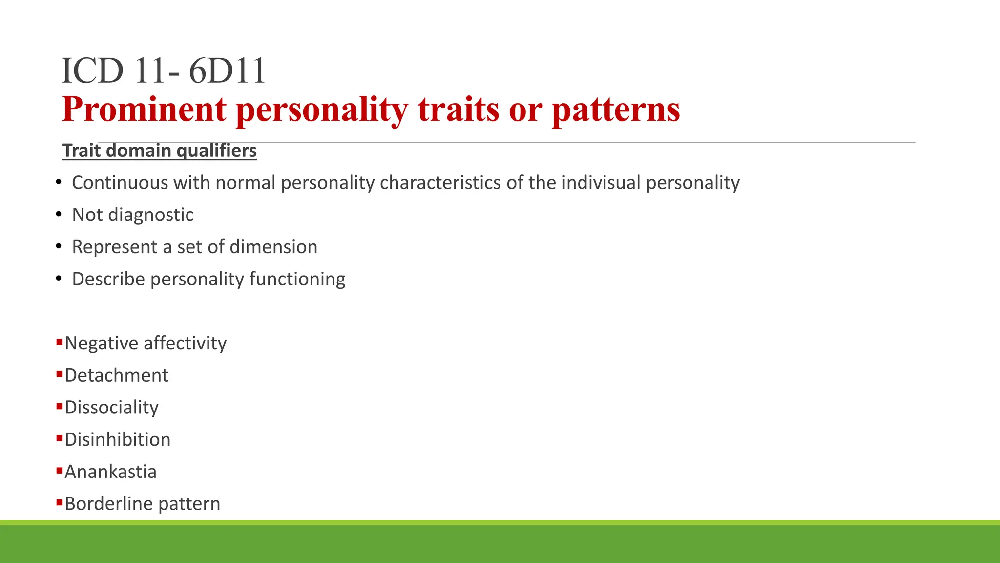 Personality disorders different types of personality | PPTX