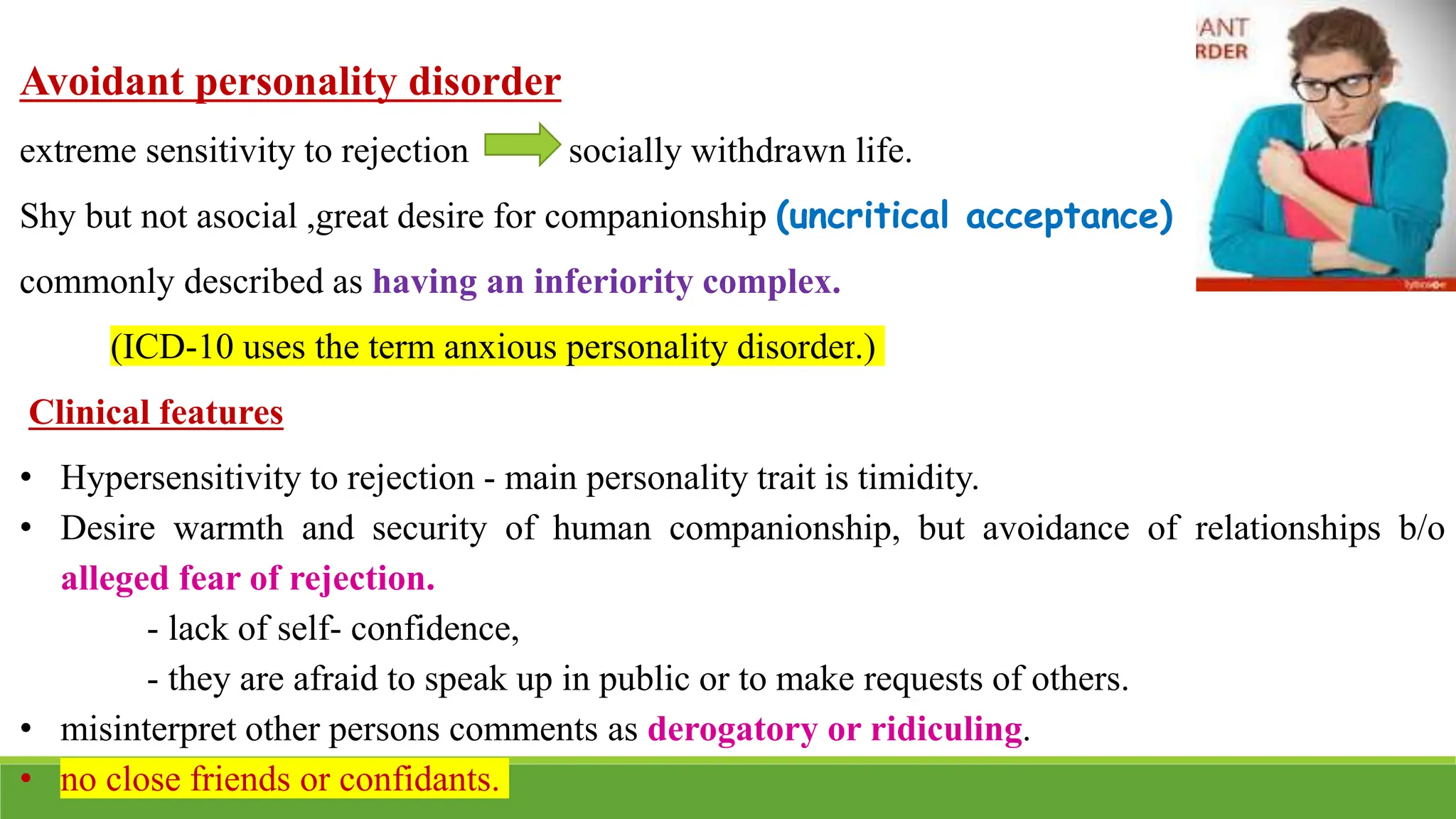 Personality disorders different types of personality | PPTX