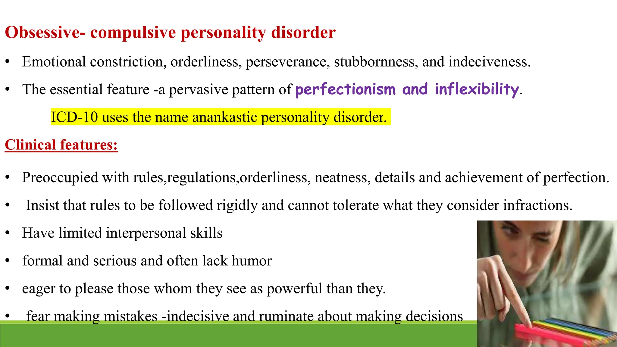 Personality disorders different types of personality | PPTX