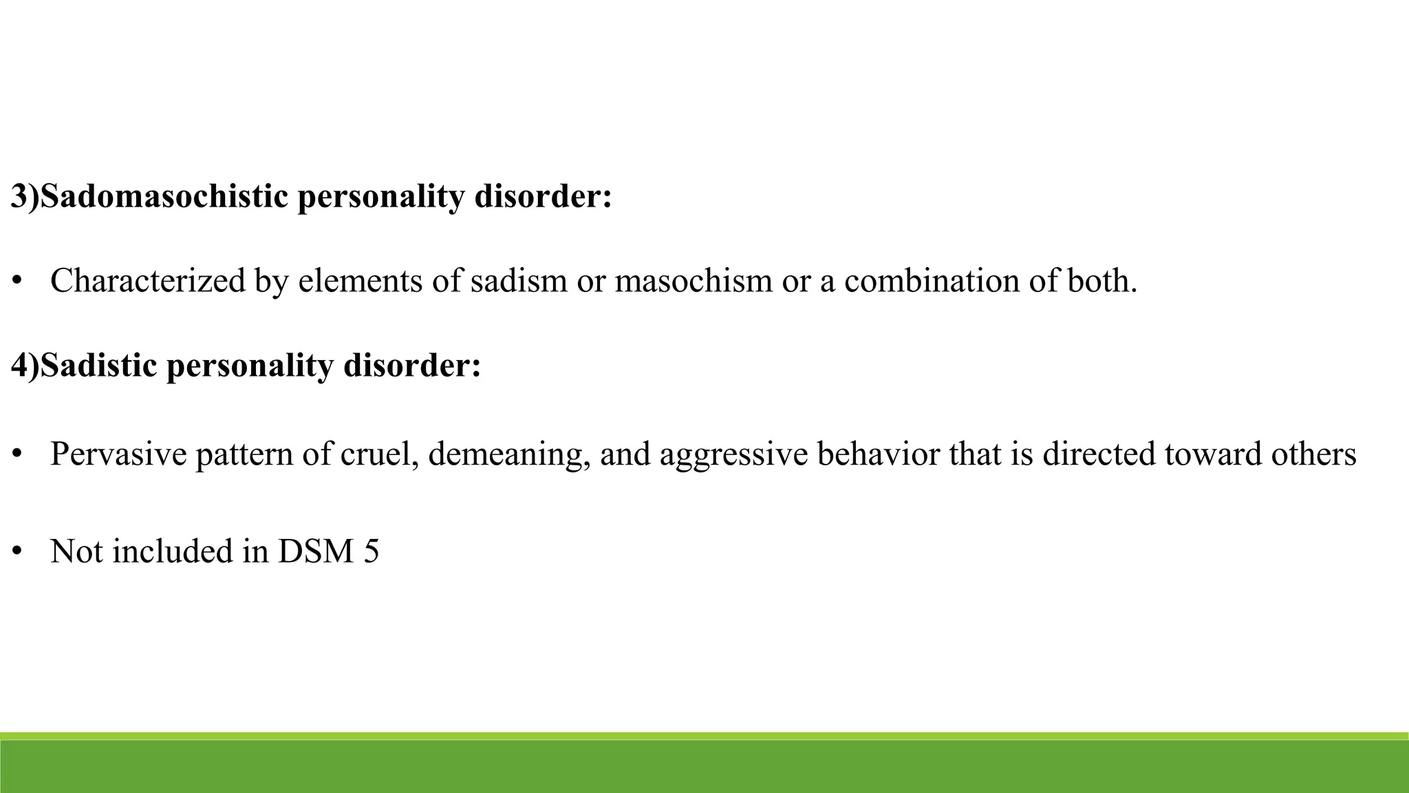 Personality disorders different types of personality | PPTX