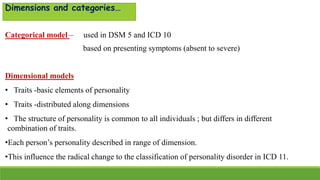 Personality disorders different types of personality | PPTX