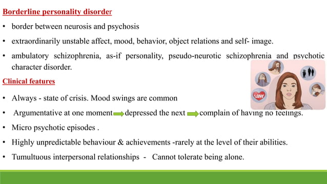 Personality disorders different types of personality | PPTX | Mental ...