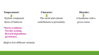 Personality disorders different types of personality | PPTX