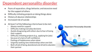 Personality disorders, mental health condition where people have a ...