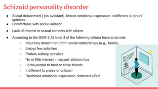 Personality disorders, mental health condition where people have a ...