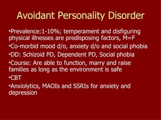 Avoidant Personality Disorder Vs Social Anxiety Disorder