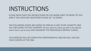 Personality Disorders Activity.pptx | Mental Health | Diseases and ...