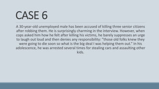 Personality Disorders Activity.pptx | Mental Health | Diseases and ...