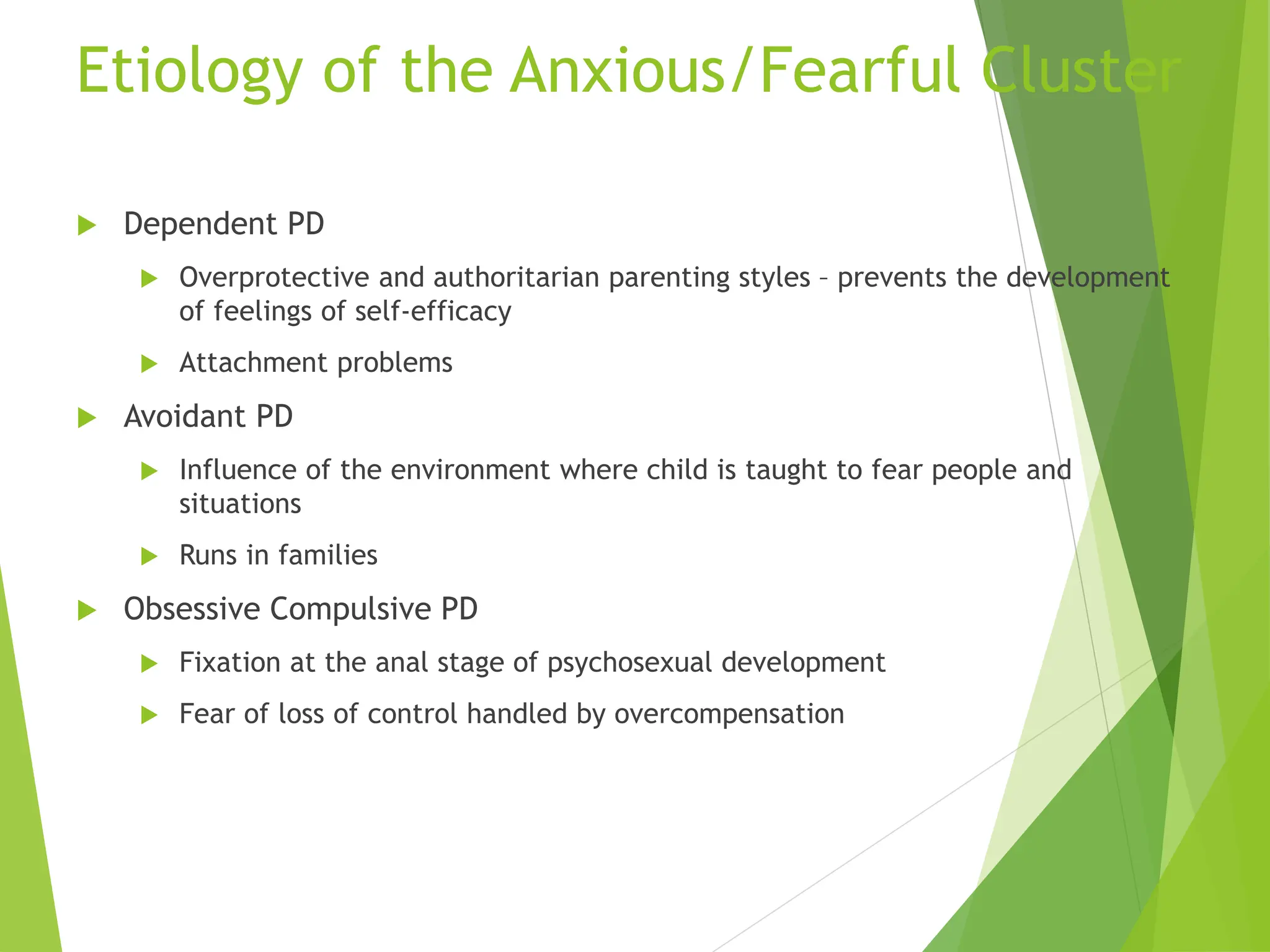 PERSONALITY DISORDERS and its etiology.ppt