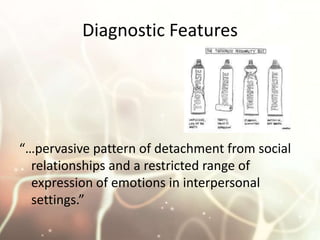 Personality disorders;cluster A | PPTX
