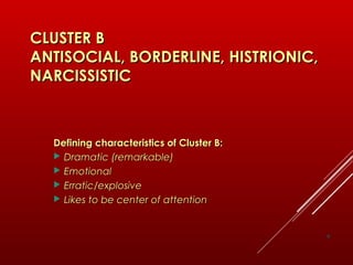 Personality disorders sajjad | PPT