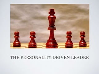 Personality driven to standards driven management | PPT