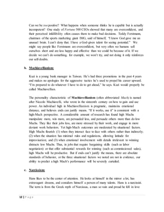 Personality - Organisational Behaviour | DOCX