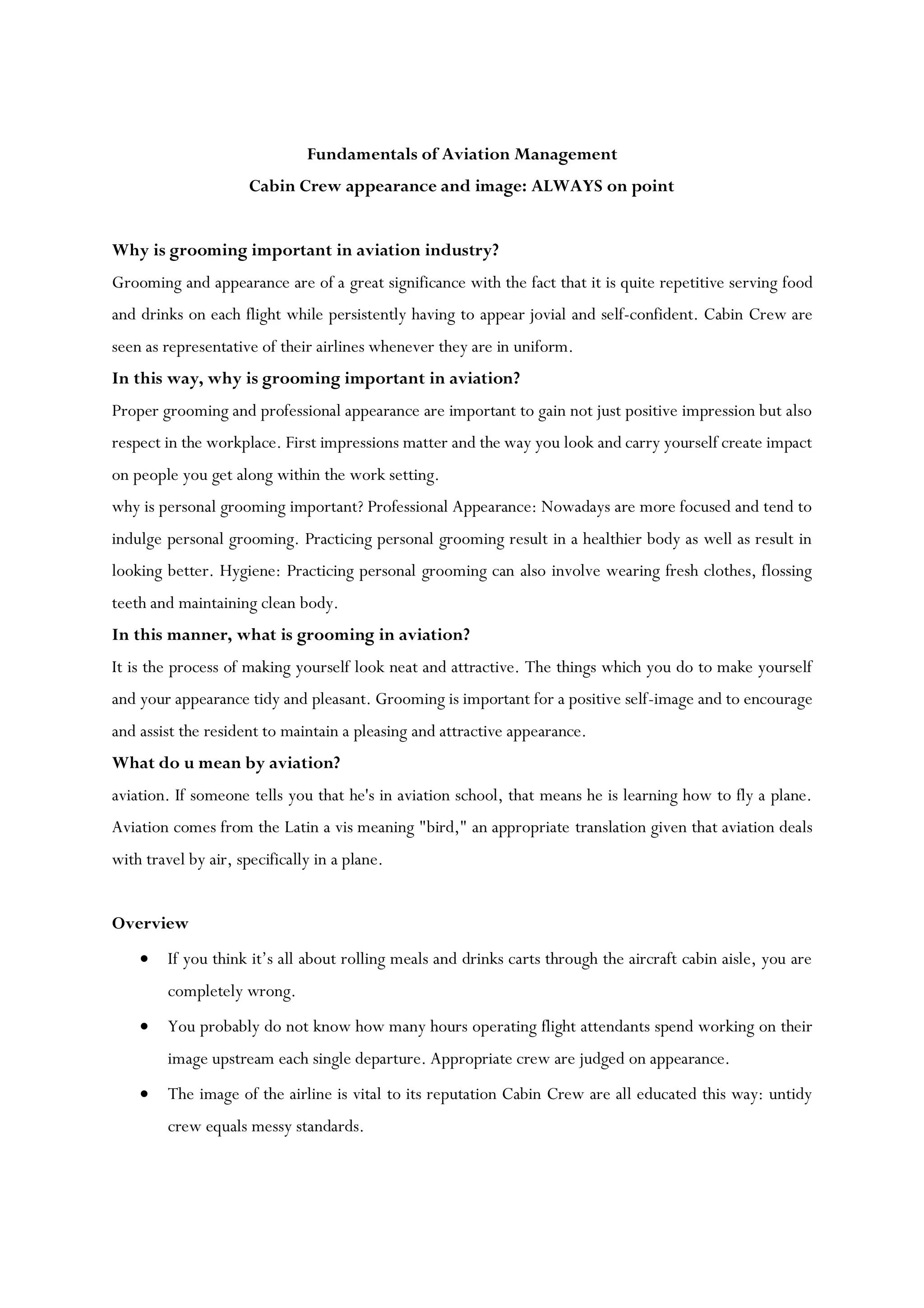 Personality grooming standards for aviation industry - avaition .pdf