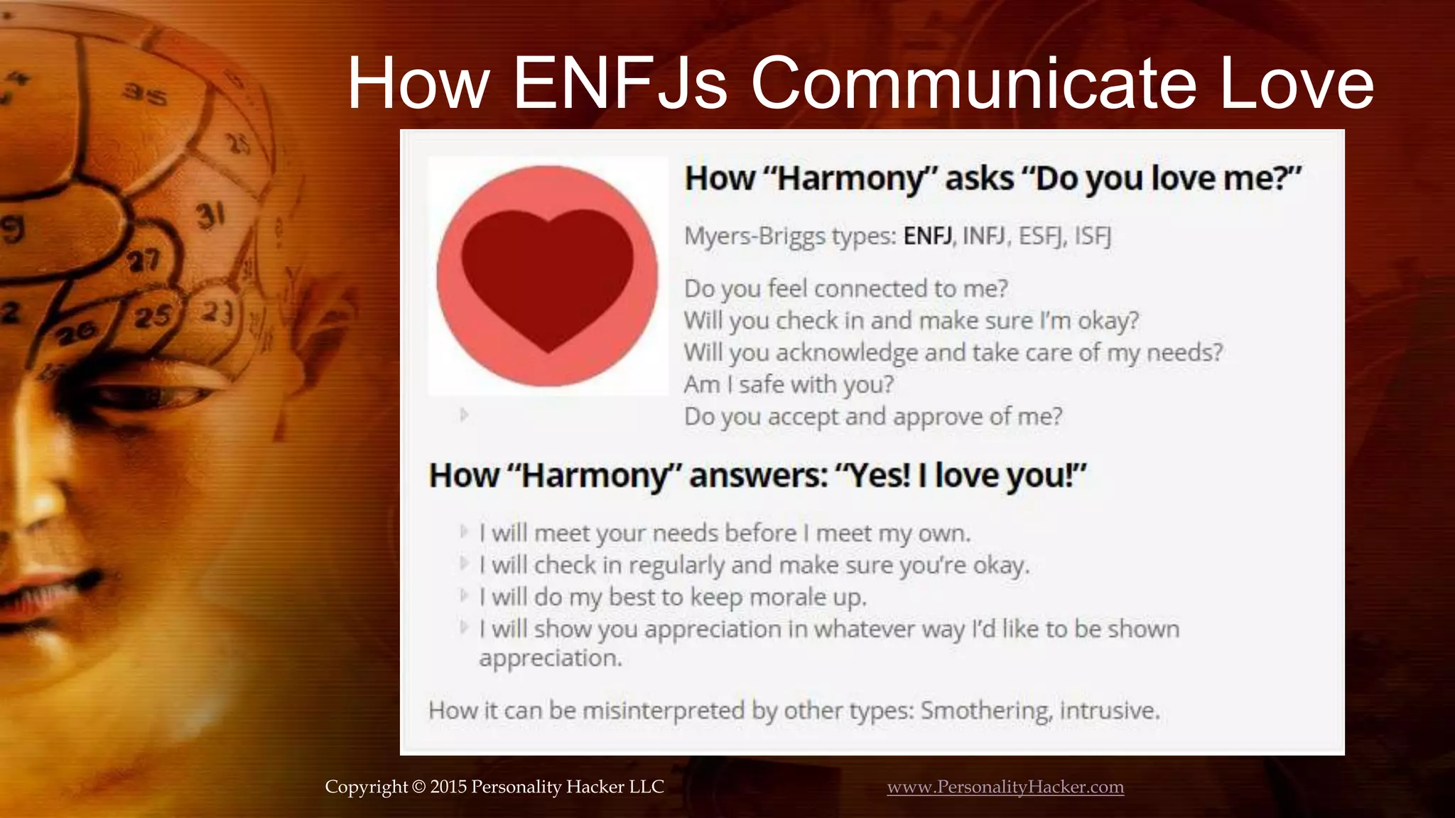 ENFJ Personality Type (Harmony/Perspectives) | PPTX