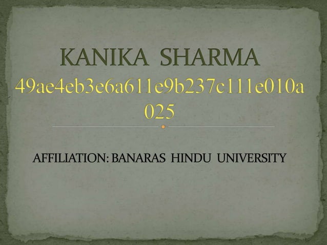 Personality (kanika) | PPT