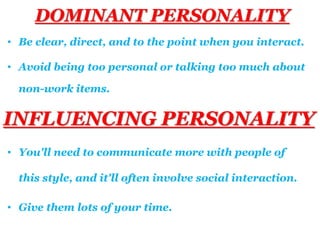 concept of Personality & personality traits models | PPTX