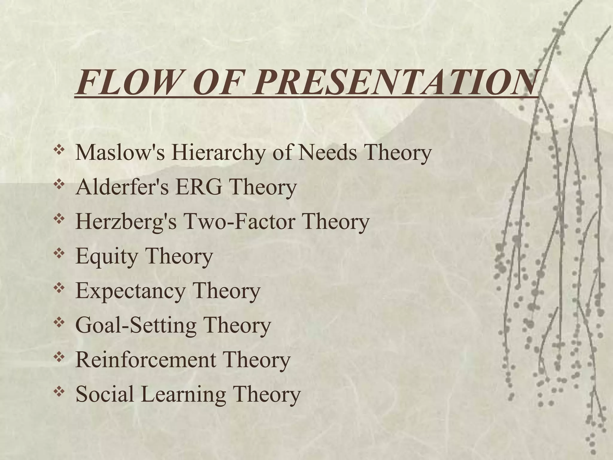 Motivation theories HR | PPT