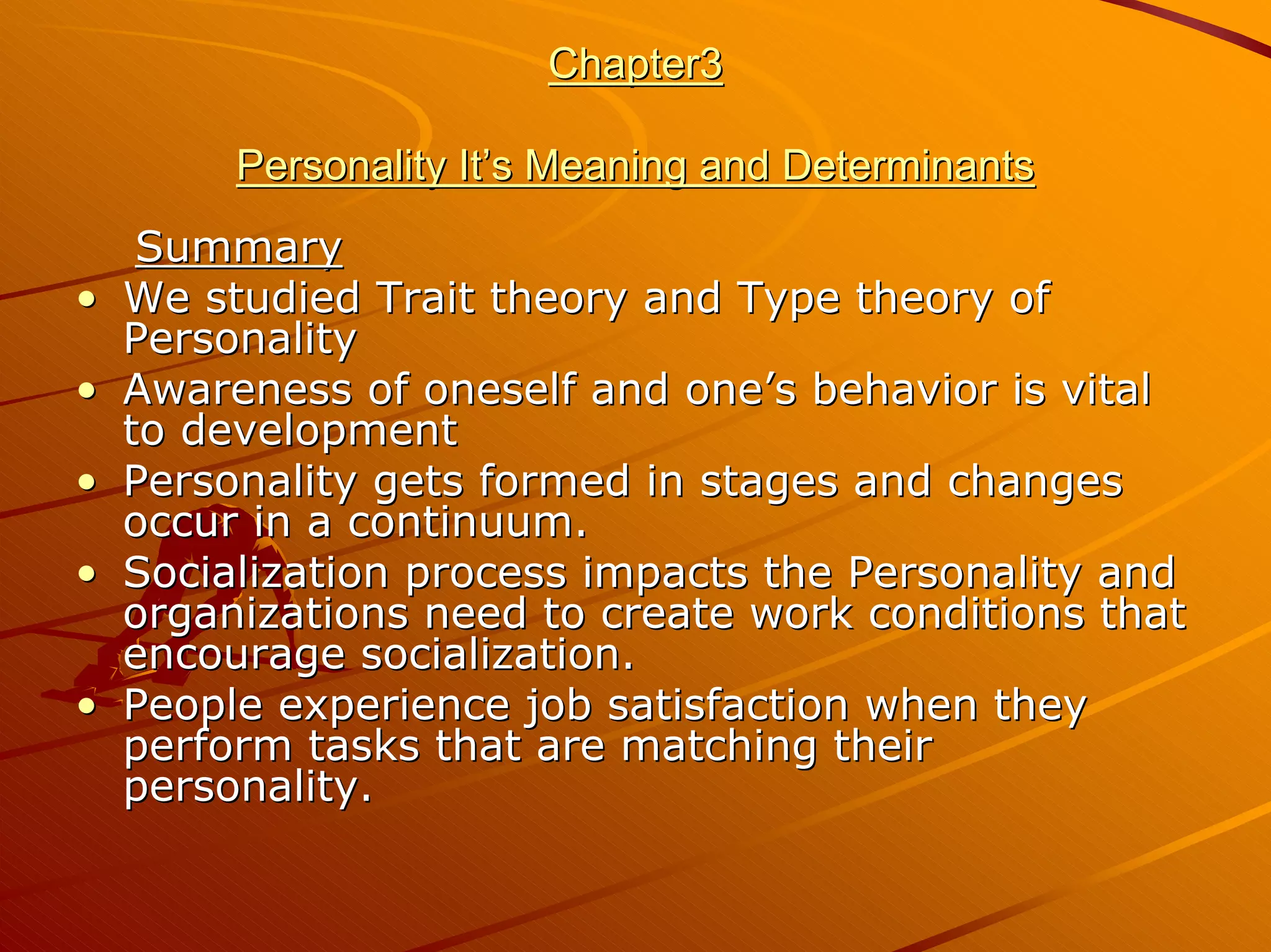 Personality: Meaning & Determinants | PDF