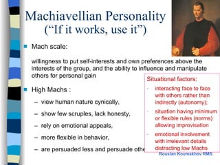 Personality Pcm | PPT