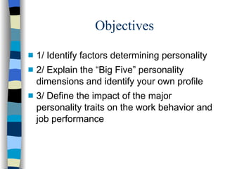 Personality Pcm | PPT
