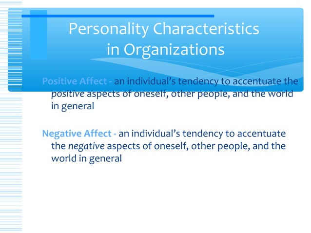 Personality, perception and attitudes | PPT | Career Advice | Careers