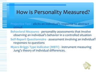 Personality, perception and attitudes | PPT